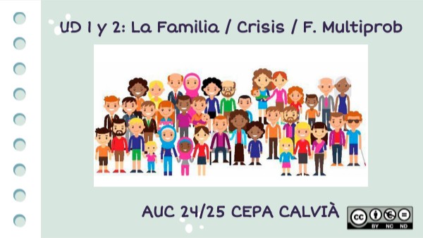 UD 1 Y 2. LA FAMILIA