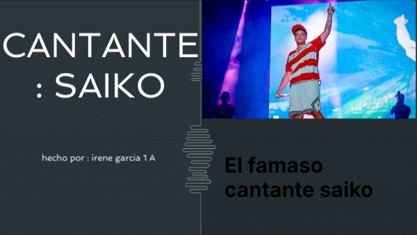 Cantante Saiko