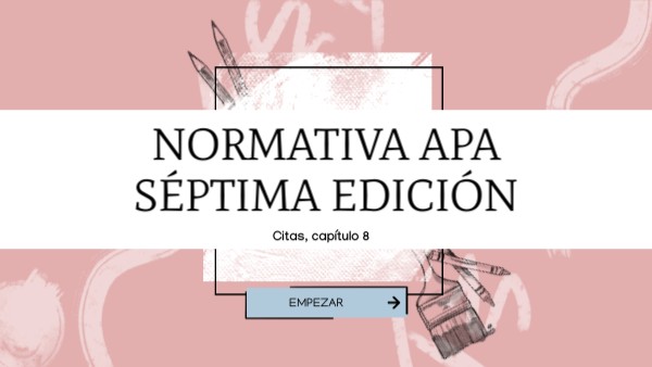Normativa APA | Genially