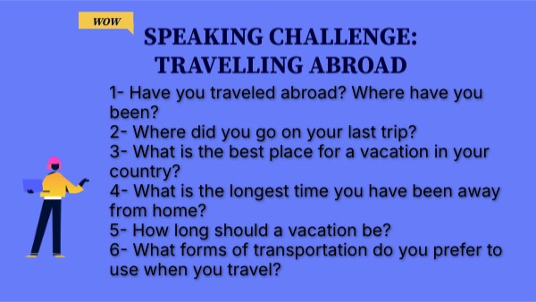 Speaking Challenge Ideas