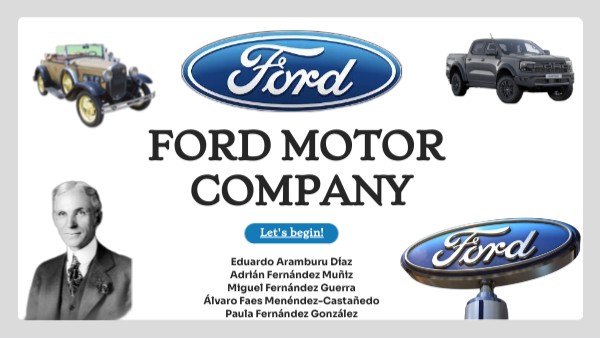 FORD MOTOR COMPANY