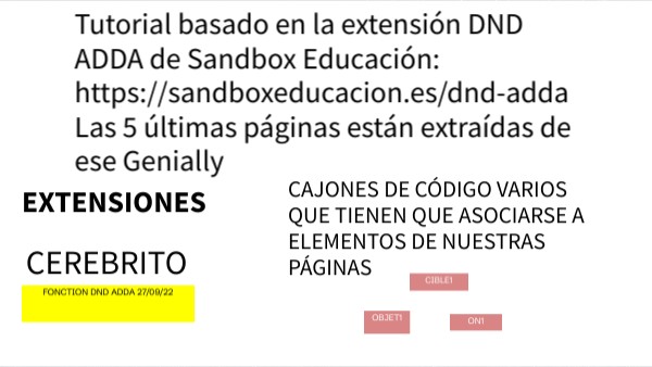 Tutorial personalizado basado en DND ADDA S'cape + Sandbox