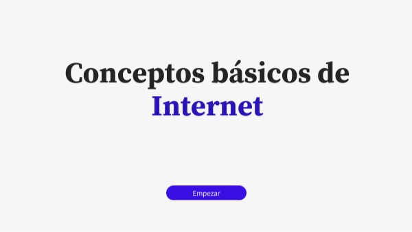 Conceptos básicos de Internet | Genially