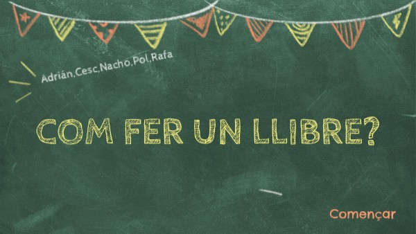 COM FER UN LLIBRE?