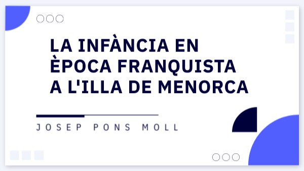 PRESENTACIÓ TDR - JOSEP PONS