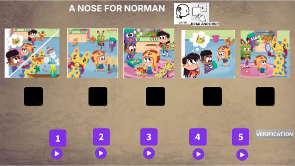 A NOSE FOR NORMAN drag and drop