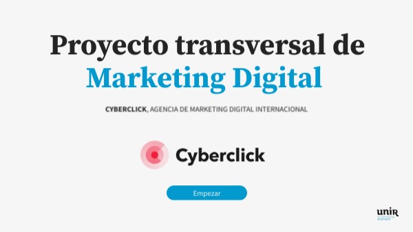 Proyecto transversal Marketing Digital | Genially