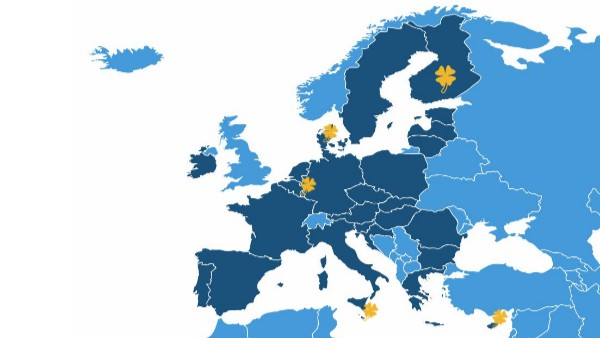 EUROPE MAP NEGATIVE SPACE | Genially