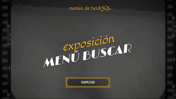 Menús en HeidiSQL | Genially