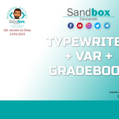 Typewriter Sandbox | Genially