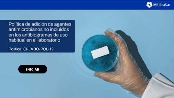 CI-LABO-POL-19 Agentes antimicrobianos