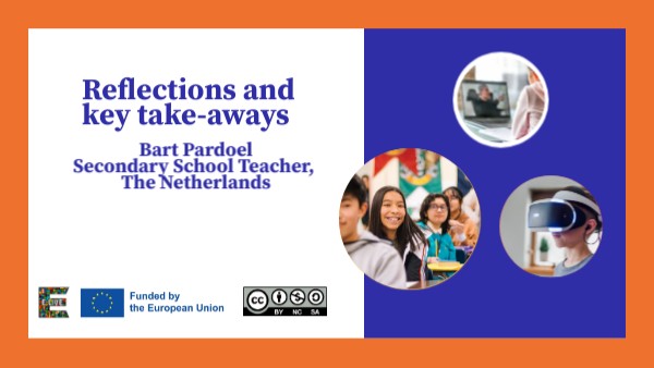 Bart - Original Reflections and key take-aways