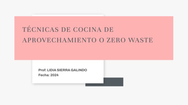 Cocina de aprovechamiento 60 H