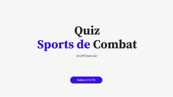 Quiz combat