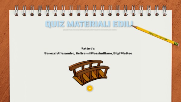 Quiz Materiali Edili | Genially