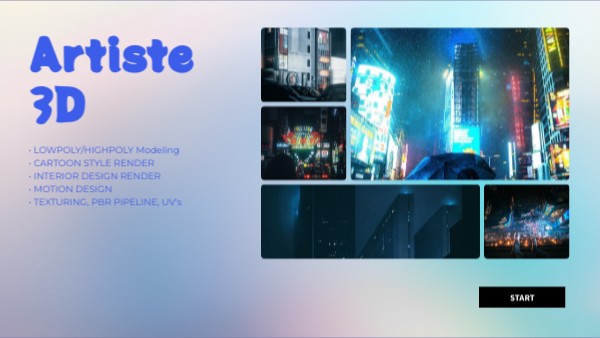 Digital Design Portfolio Microsite | Genially