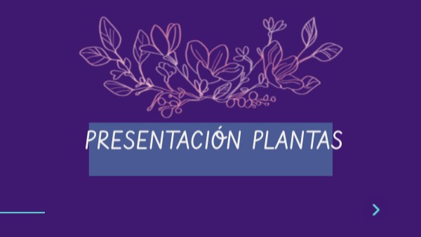 Presentación Plantas