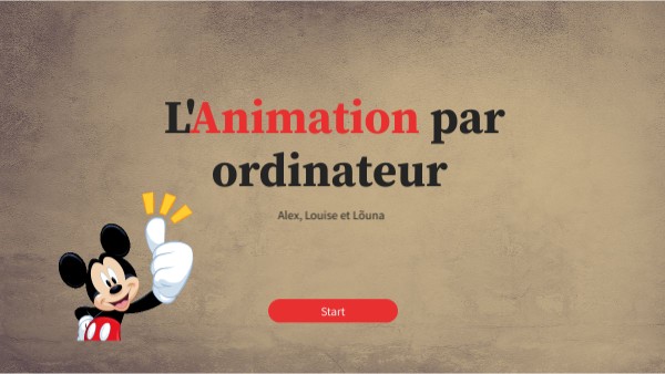 L'animation par ordinateur | Genially