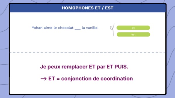 Homophones et / est