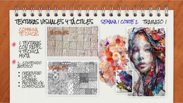 TEXTURAS VISUALES Y TÉCNICAS