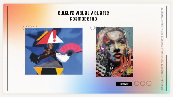 Cultura visual y el arte posmoderno