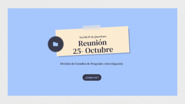 Reunión 25-Oct | Genially