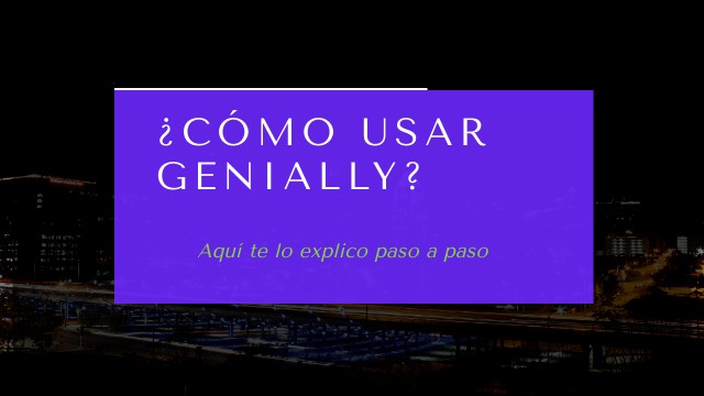 Video de cómo usar genially