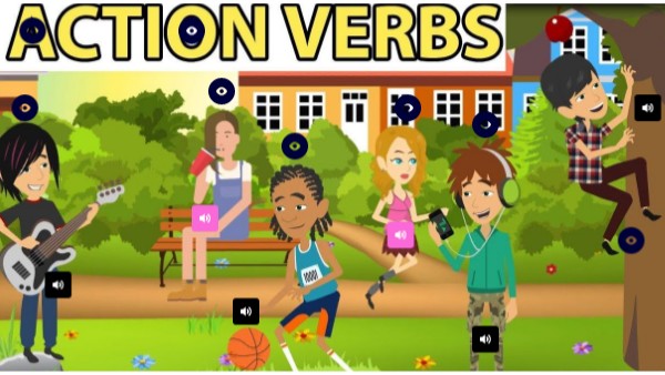 Funny Action Verbs | Genially
