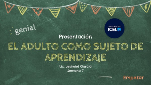 APRENDIZAJE DEL ADULTO | Genially