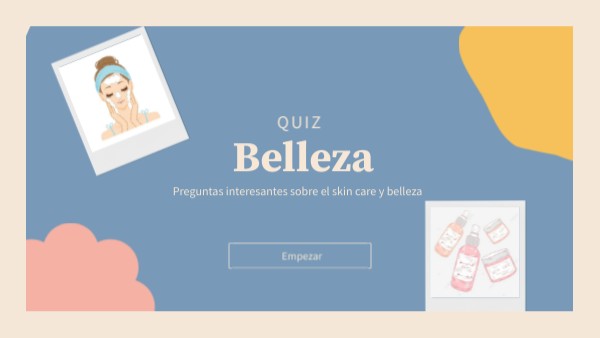 Quiz sobre belleza | Genially