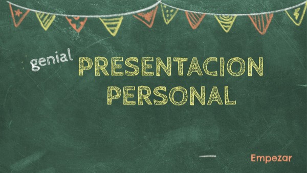 Presentación Pizarra Animada | Genially