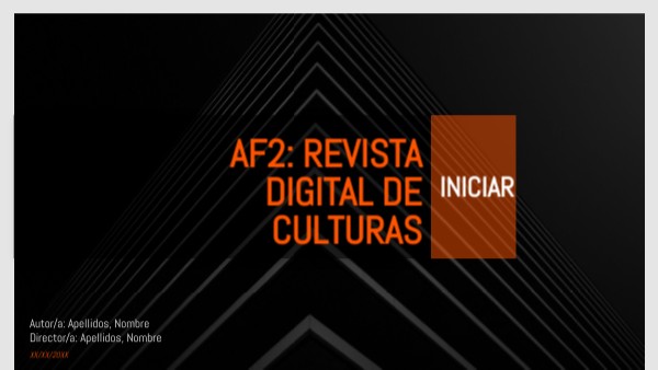 AF2: Revista digital de culturas