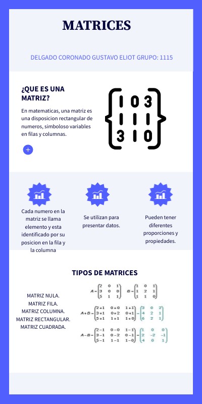 Infografía Matrices | Genially