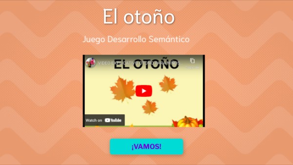 El Otoño- Desarrollo Semántico