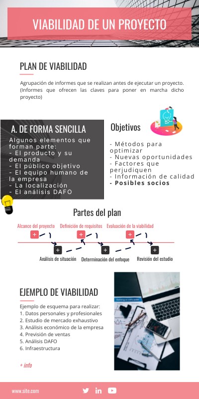 INFOGRAFÍA SOBRE LA VIABILIDAD DE UN PROYECTO | Genially