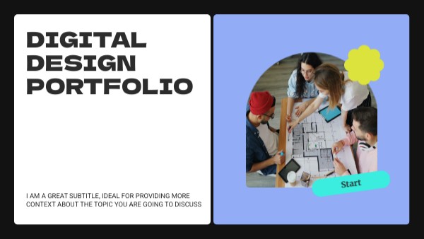 Portfolio design numérique