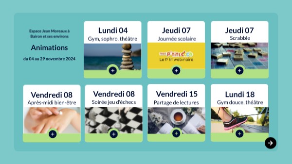programme du 04 au 29 novembre 2024