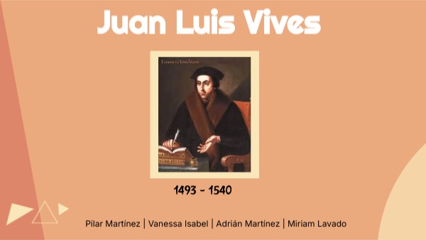 Presentación Juan Luis Vives | Genially