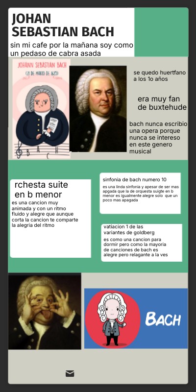 infografia J.S bach | Genially