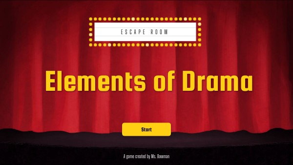 Drama Escape Room | Genially