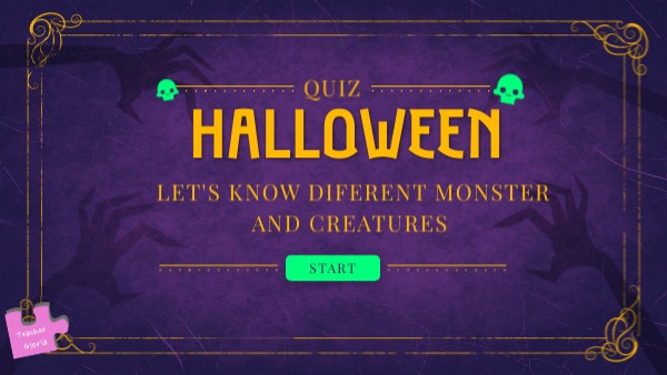 Halloween Vocabulary | Genially