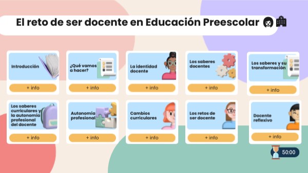 El reto de ser docente en educación preescolar | Genially