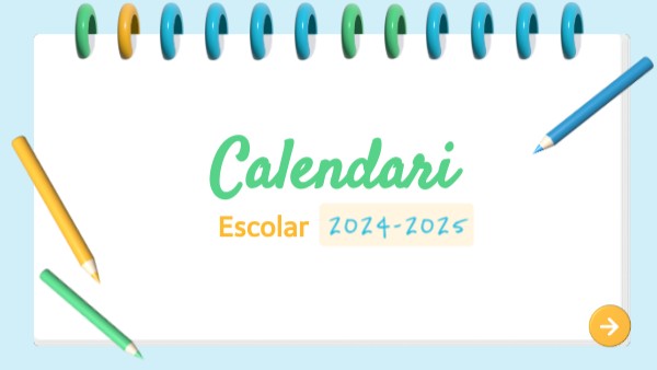 Calendario escolar 24-25 | Genially