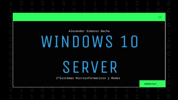 Windows 10 server repaso | Genially