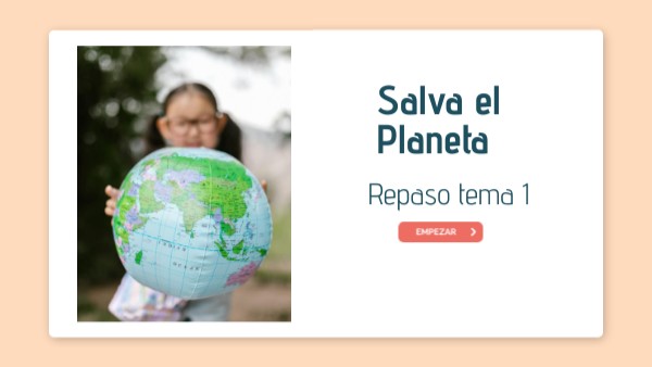 Breakout Salva el planeta | Genially