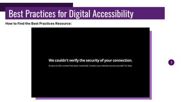 Module 2: Best Practices for Accessibility