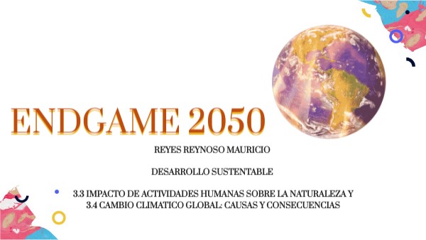 ENDGAME2050 | Genially
