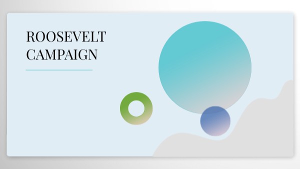 Roosevelt campaign