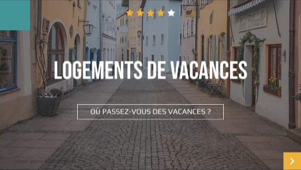 Logements de vacances | Genially