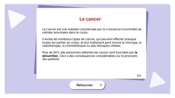 Flashcard pathologies et alimentation | Genially